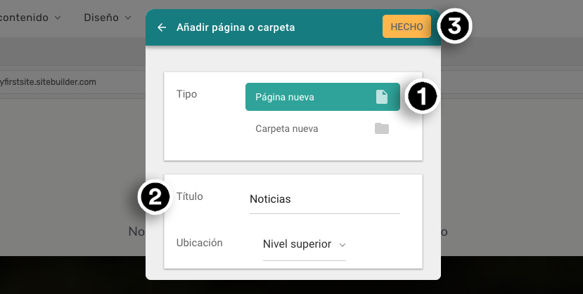 Cómo añadir páginas a tu sitio – BaseKit Soporte